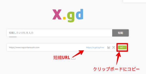 【X.gd】アクセス解析ができる無料URL短縮サービス。Chrome拡張機能もあるよ | ナポリタン寿司のPC日記