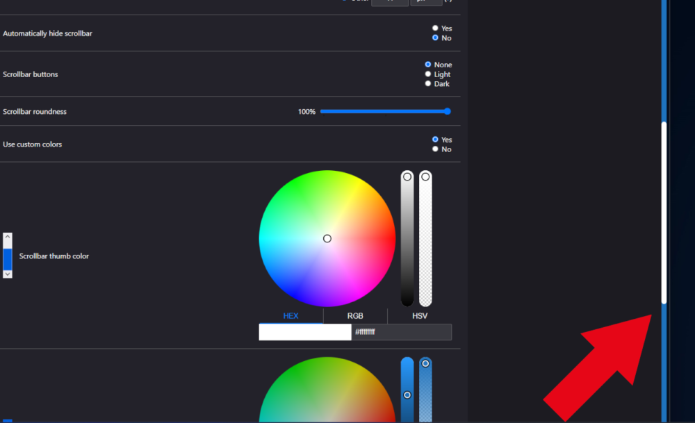 【Custom Scrollbars】スクロールバーの色を変更する拡張機能 | ナポリタン寿司のPC日記