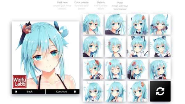 【Waifu Labs】AIで二次元美少女イラストを作成できるサービス | ナポリタン寿司のPC日記