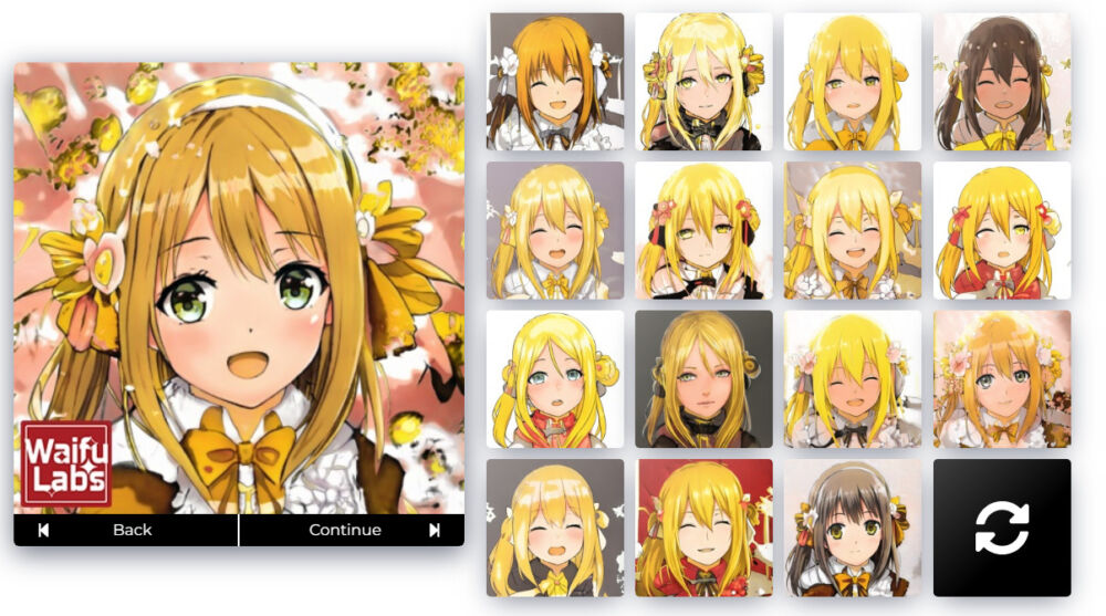 【Waifu Labs】AIで二次元美少女イラストを作成できるサービス | ナポリタン寿司のPC日記
