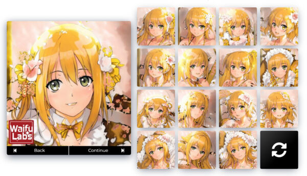 【Waifu Labs】AIで二次元美少女イラストを作成できるサービス | ナポリタン寿司のPC日記